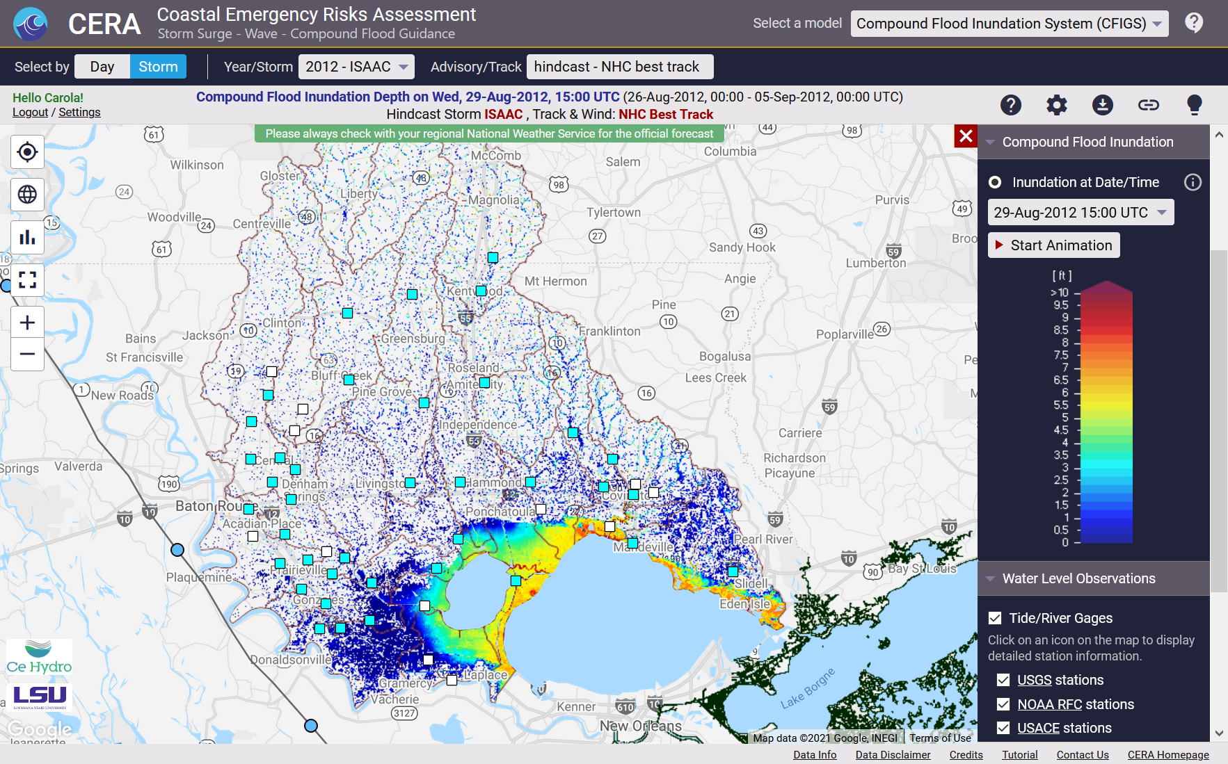CERA named Frequently used Site by CPRA ahead of 2021 Hurricane Season ...